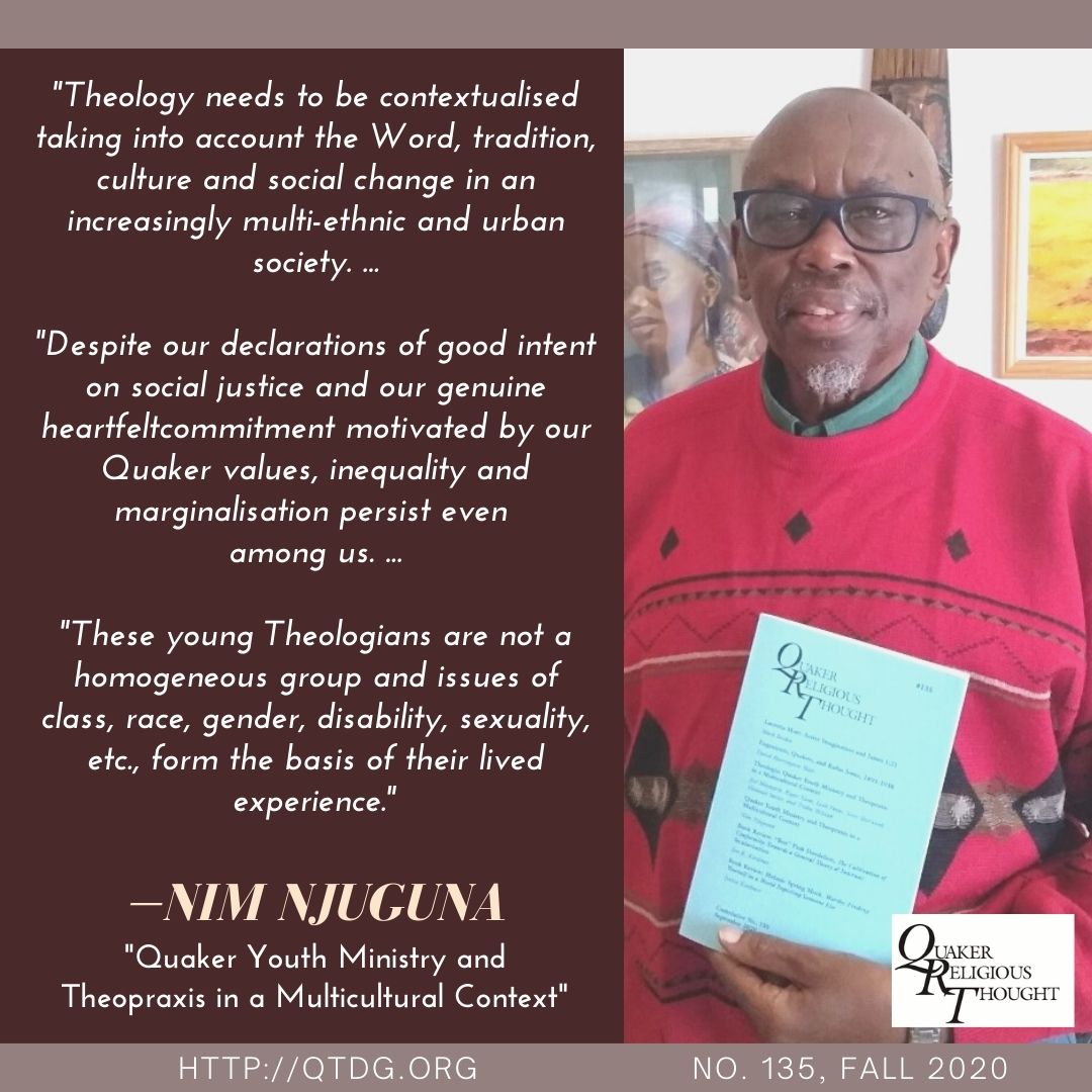 QRT #135 – “Quaker Youth Ministry and Theopraxis in a Multicultural ...